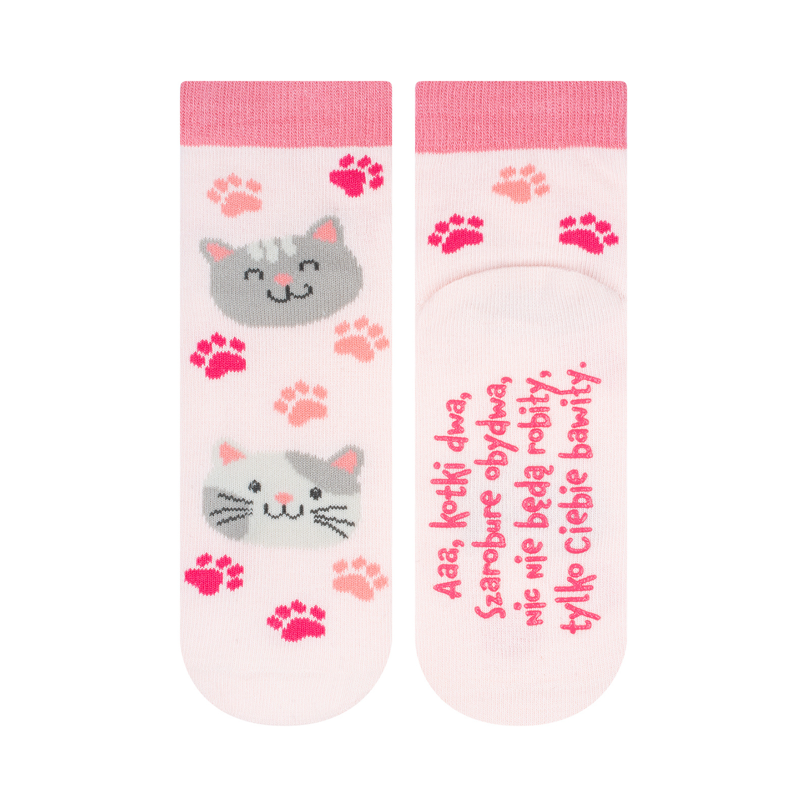 Children's socks SOXO with Polish inscriptions pink | KIDS \ SOCKS ...