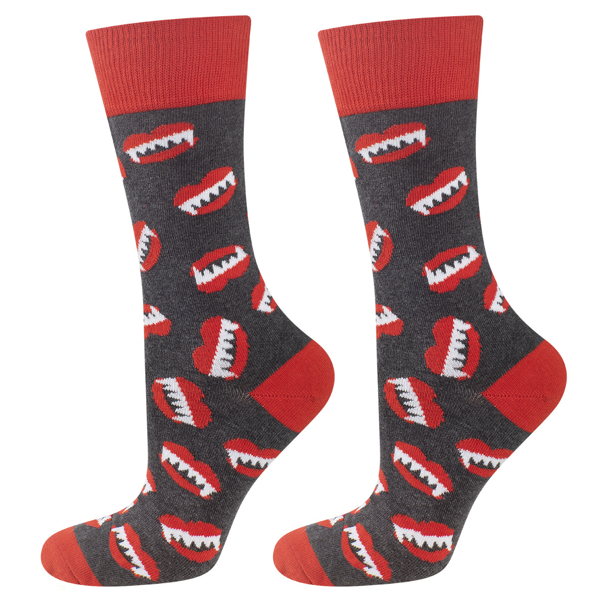 Men's colorful SOXO GOOD STUFF socks black || red | MEN \ SOCKS \ HIGH ...